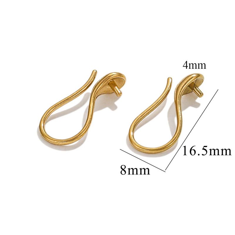 Gold Stainless Steel U-shaped Question Mark Diy Empty Tray [single ...